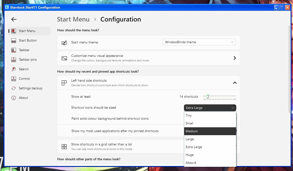 Start11 V2 Pinned Taskbar Folder Icon Size » Forum Post by wulfegang01