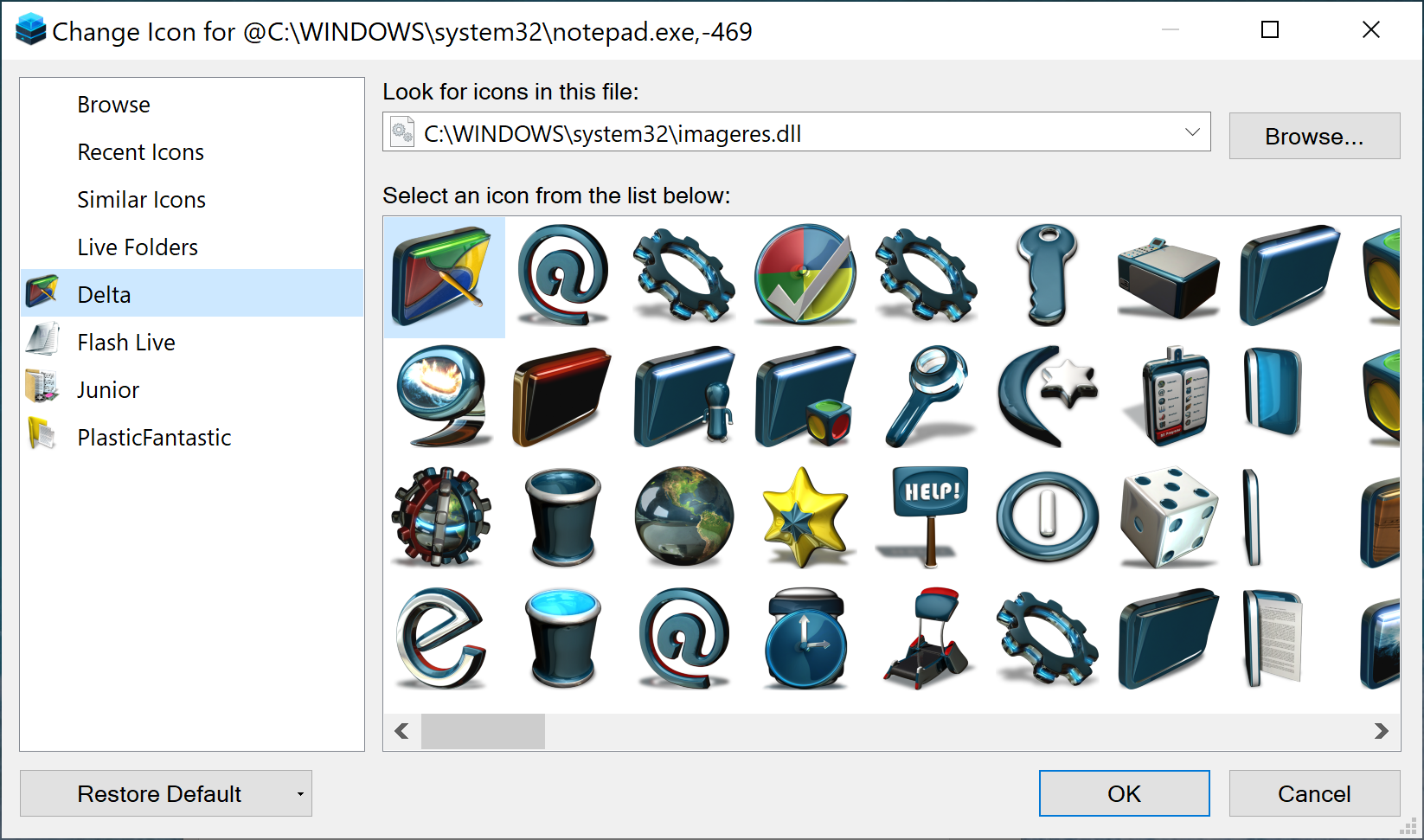 Change Icons In Windows 10 With IconPackager Change Icons In Windows 10 With IconPackager