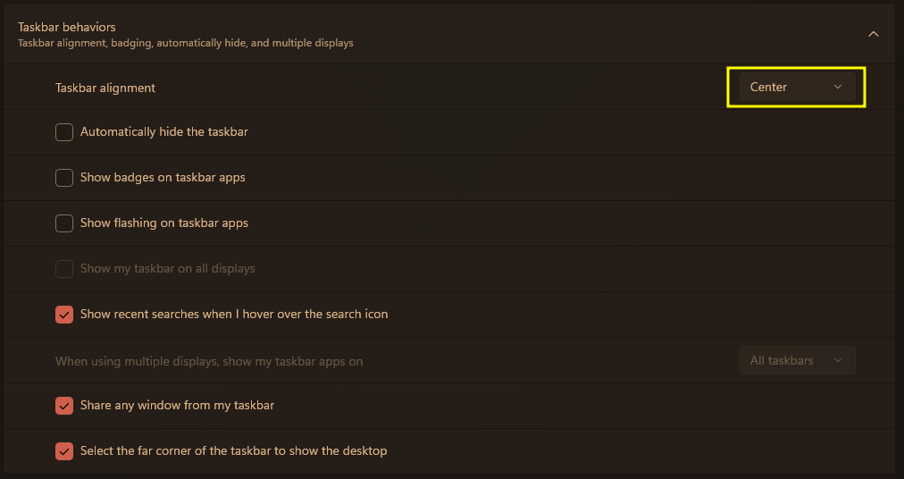 Start11 show up on the left but should show itself centered. - Stardock ...