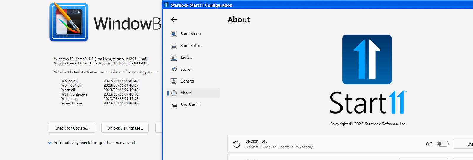 Start11 menu button not showing. » Forum Post by geocities